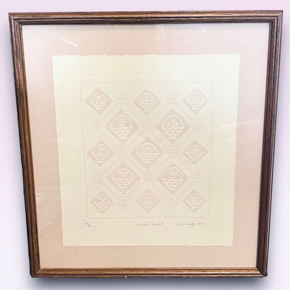 mary Rutherford | Art | Vintage Mary Rutherford Garden Basket Quilt ...